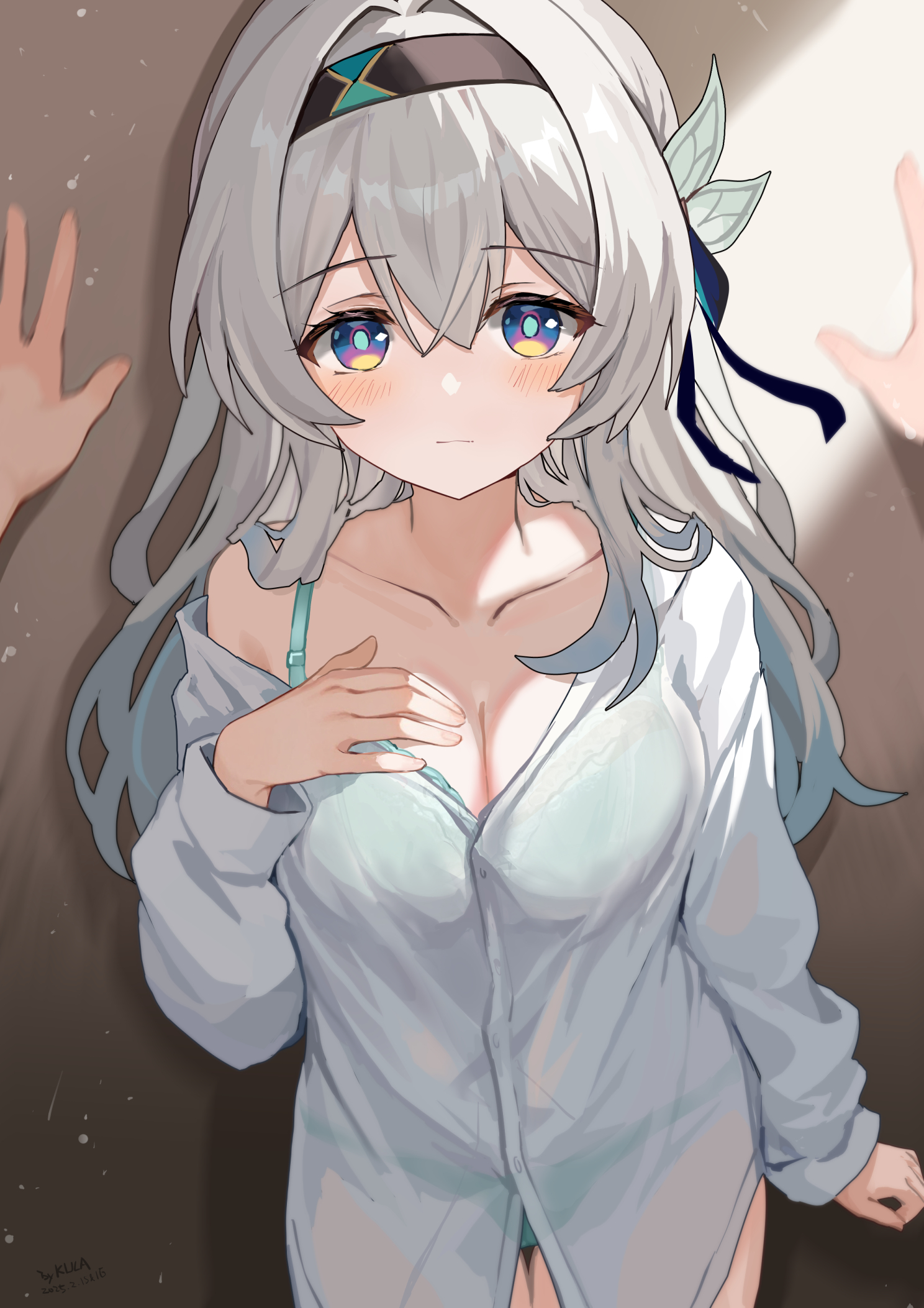 kkkula honkai: star rail firefly bra dress shirt open shirt pantsu see through | #1228911 | yande.re